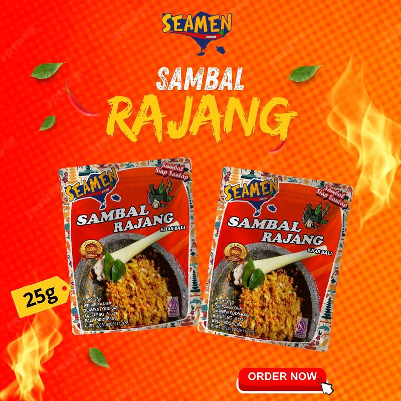 SAMBAL RAJANG ISI 5 SASET. MASA SIMPAN 1 TAHUN - Shop | Tokopedia