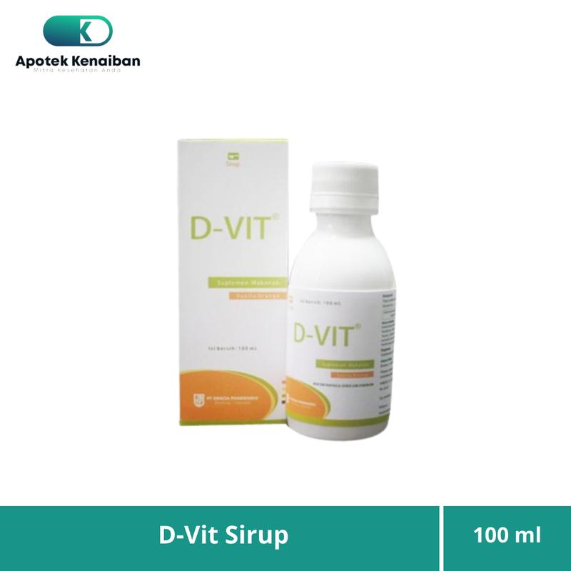 D-Vit Sirup 100 ml / Vitamin D 400 IU / Vitamin D Anak - Shop | Tokopedia