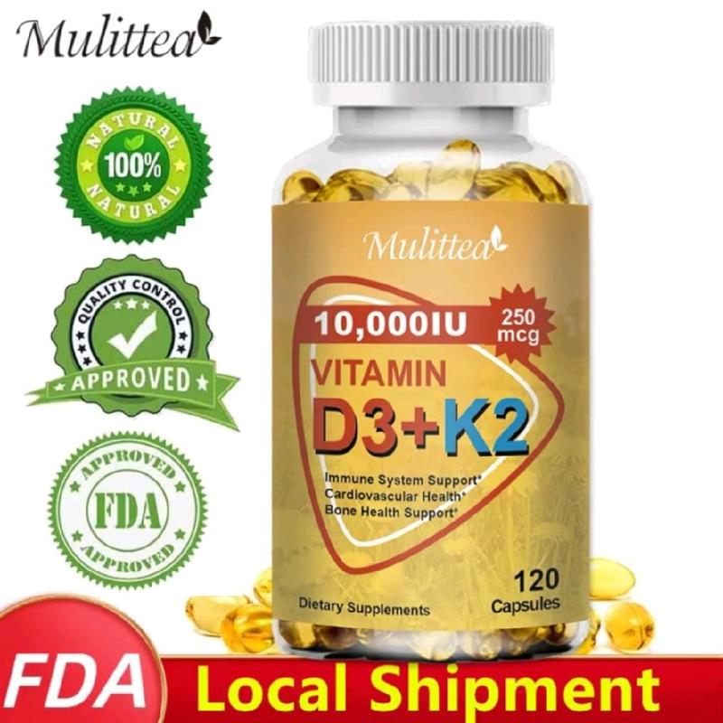 vitamin d3 + k2 kalsium tulang lansia 120pcs vitamin d3 10,000 - Shop ...
