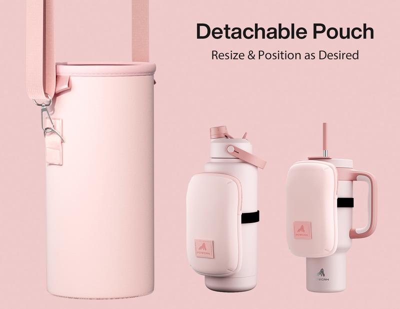 Beg Pembawa Botol Air, POWCAN, Pemegang Beg Botol, Boleh Dipindahmilik ...