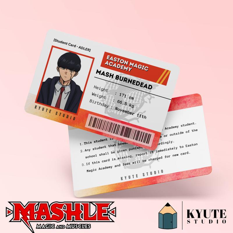 MASHLE ANIME ID CARD COLLECTION - TikTok Shop Malaysia