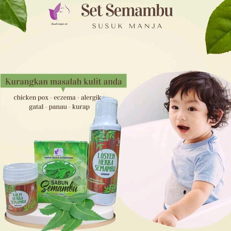 SET SEMAMBU CHICKEN POX EKZEMA HFMD ( SET SABUN SEMAMBU LOSYEN - TikTok ...