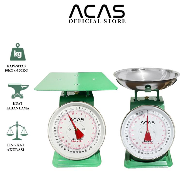 ACAS QE Timbangan 10kg - 30kg Manual Jarum Vietnam Spring Dial Scale ...