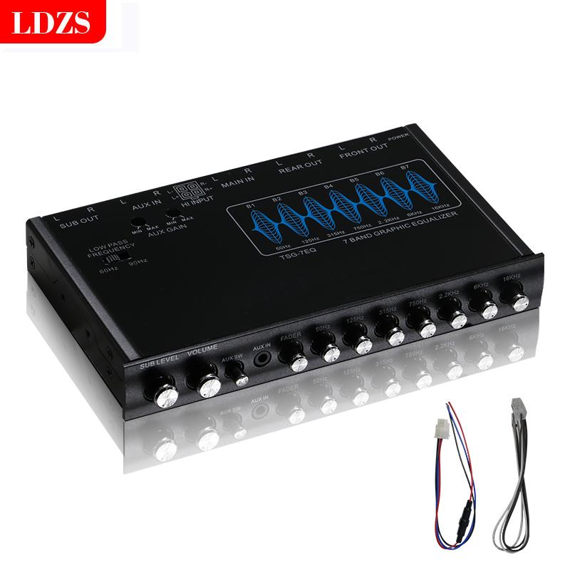 EQ-755 7-Band Car Audio Equalizer, Car Audio Graphic Equalizer ...