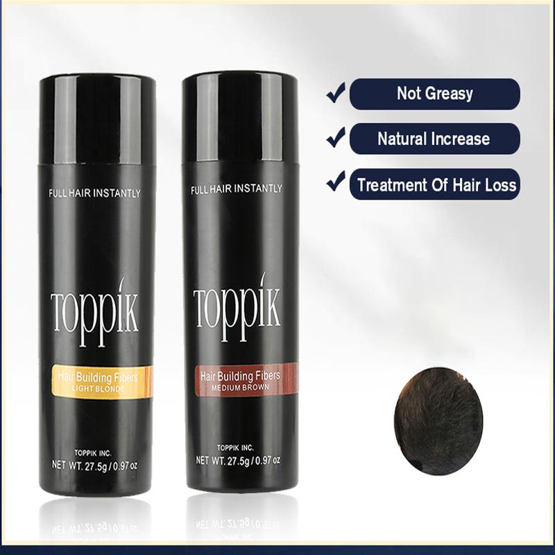 Toppik Styling Powder Hair Building Fiber Natural Keratin Instant ...