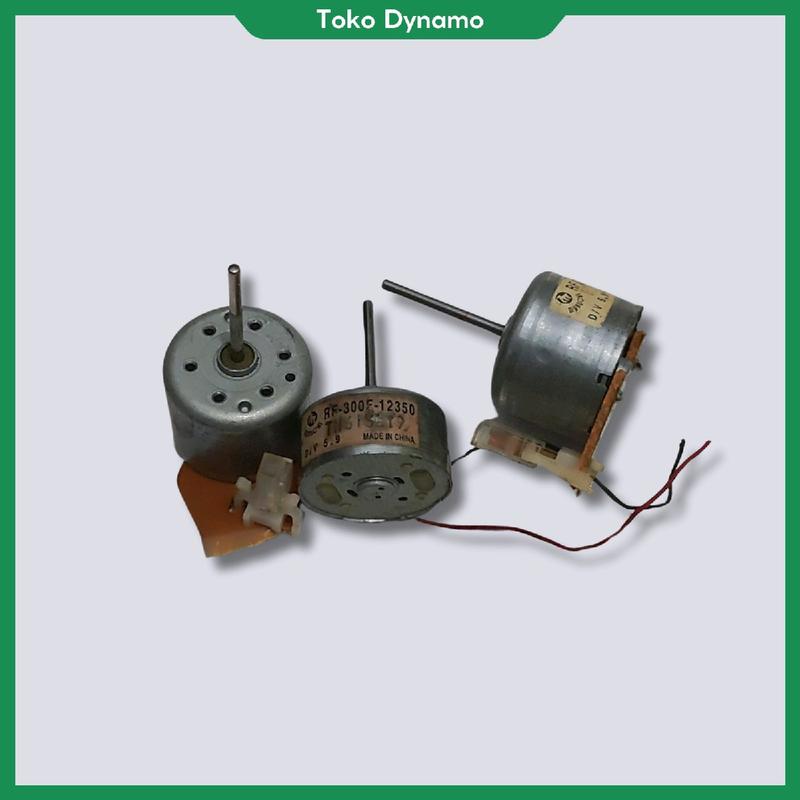 Motor DC Dinamo 3V-9V As Panjang untuk Generator LED dan Layang-Layang ...