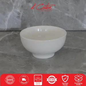 Mangkok Keramik K52 Diameter 9 cm Mangkok Kecil untuk Sop Dessert Snack ...