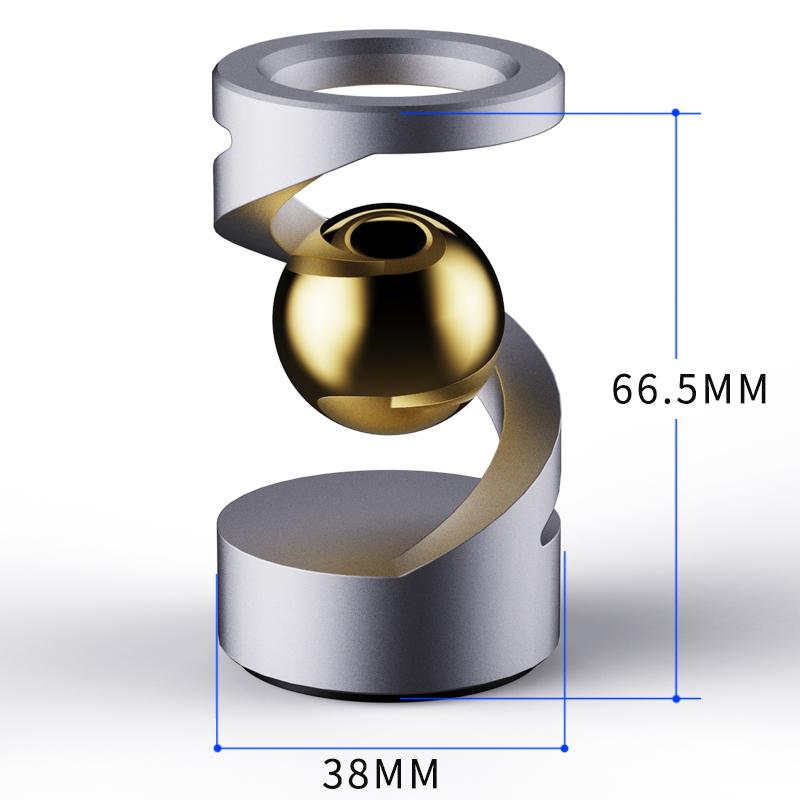 Metal magnetic levitation desktop toy anti-gravity spinning gyroscope ...