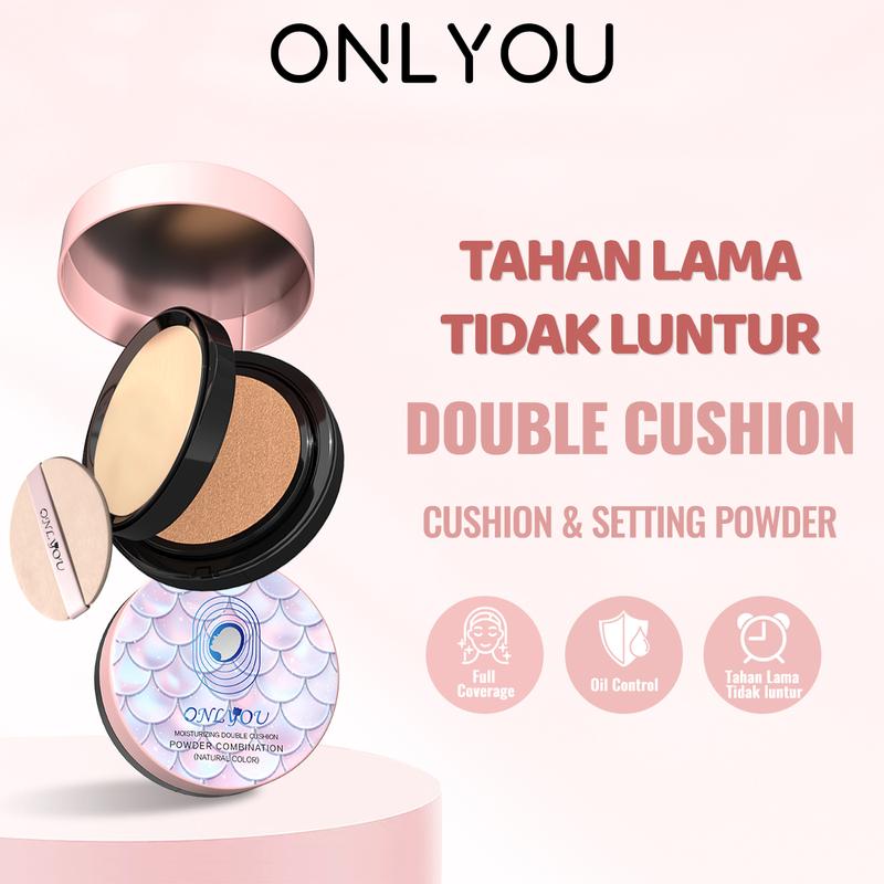 ONLYOU Double Air Cushion -Dan Setting Powder Matte Cushion Foundation ...