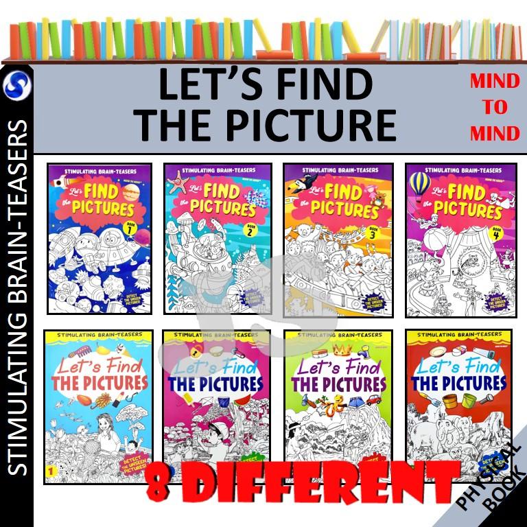 LET'S FIND THE PICTURE BOOK 1-BOOK 4 STIMULATING BRAIN-TEASERS - TikTok ...