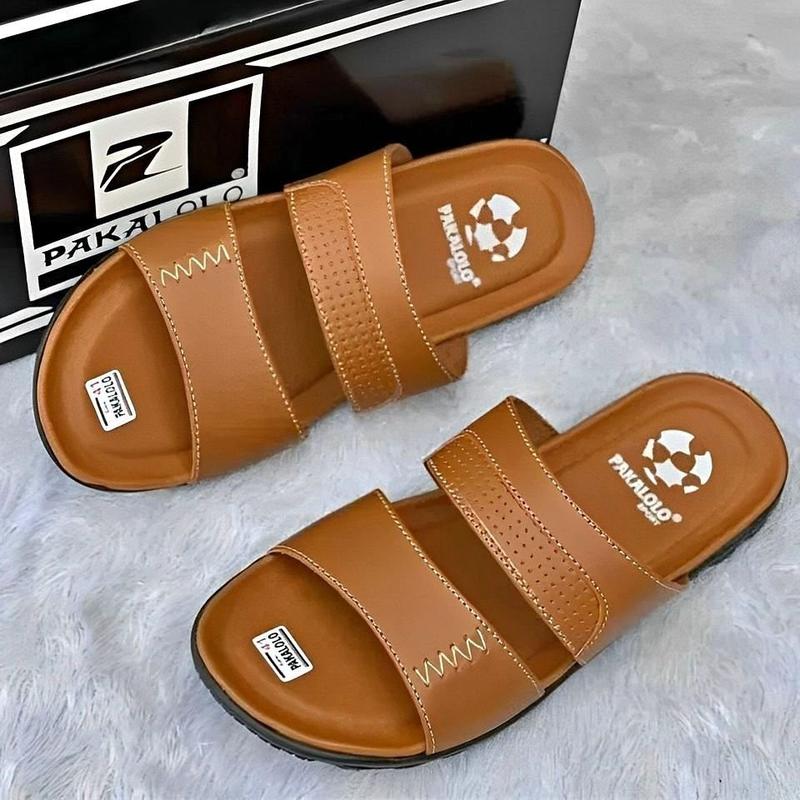 TERBARU SENDAL PAKALOLO BAN02 SANDAL SLIDE PRIA BAHAN KULIT - Shop ...