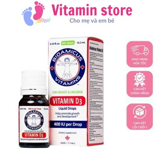 (chính hãng tích điểm ) Vitamin D3 Bioamicus 400IU/giọt 10ml - TikTok ...