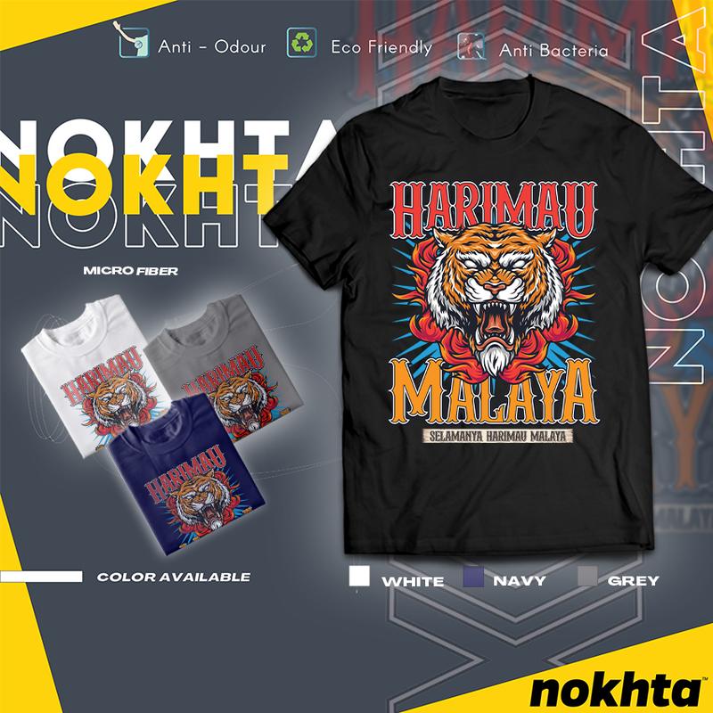 Baju HARIMAU MALAYA Graphic Shirt Microfiber XS-5XL Short Sleeve ...