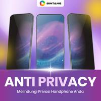 Promo BINTANG Tempered Glass Anti Statik Privacy Glossy Screen ...