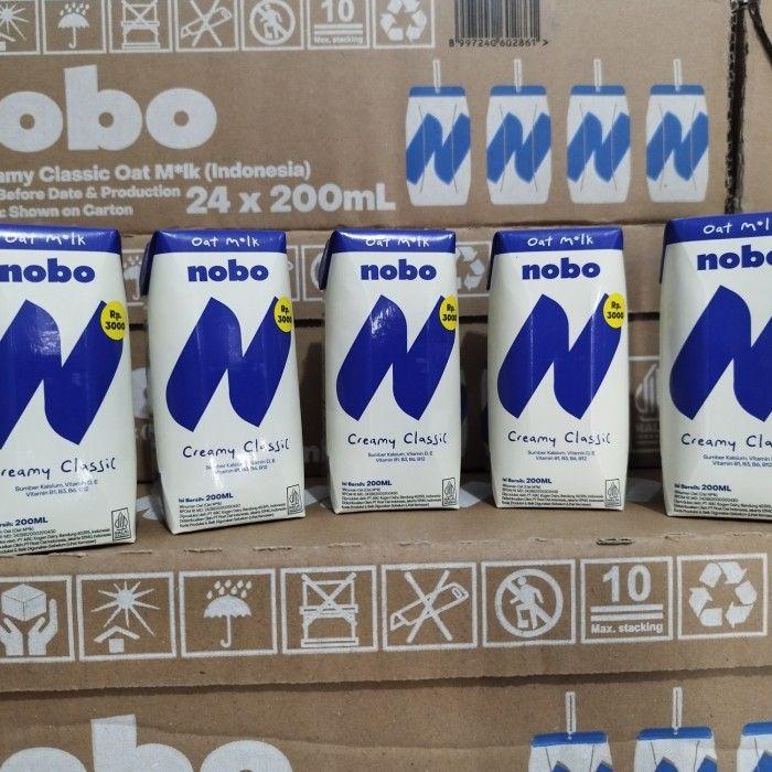 Susu Nobo Milk Oatmilk 1 Kardus - Shop | Tokopedia