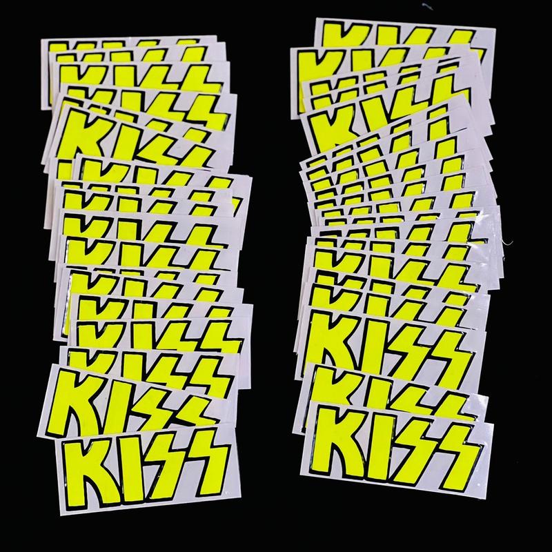 Sticker KISS Fluorescent Padu - TikTok Shop Malaysia