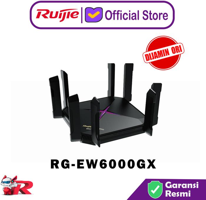 Jual Ruijie RG-EW6000GX 6000M Wi-Fi 6 Mesh Router with 2.5G Port ...