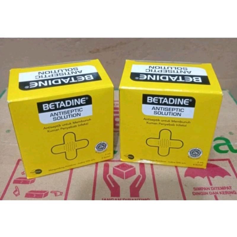 2 pak betadine antiseptik luka 5 ml - Shop | Tokopedia