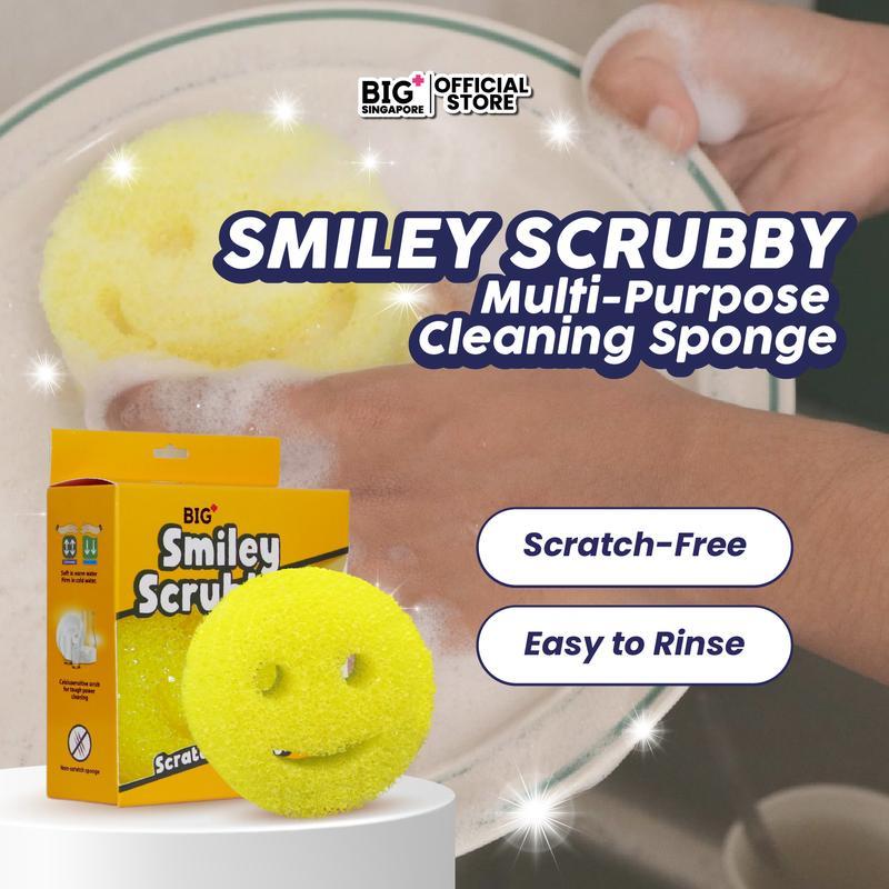 BIG+ Smiley Scrubby Sponge Multipurpose for Dish Wash Kitche - TikTok ...