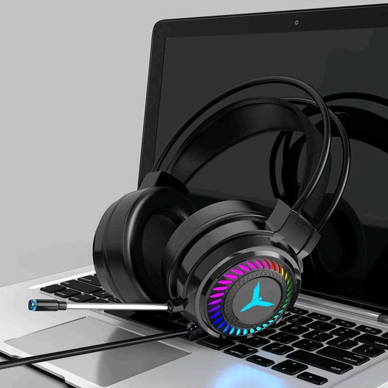 Gaming Headphones with Mic | LED ligth | wired Headset USB AUX with ...