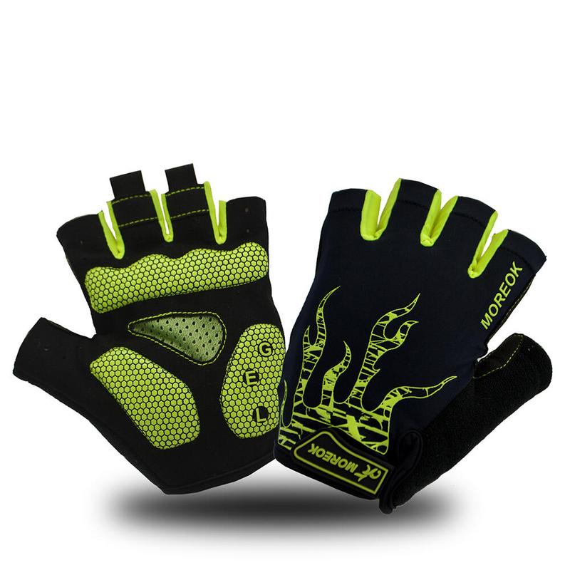 MOREOK 5MM Gel Pad Mountain Bike Breathable Bicycle Non slip Road ...