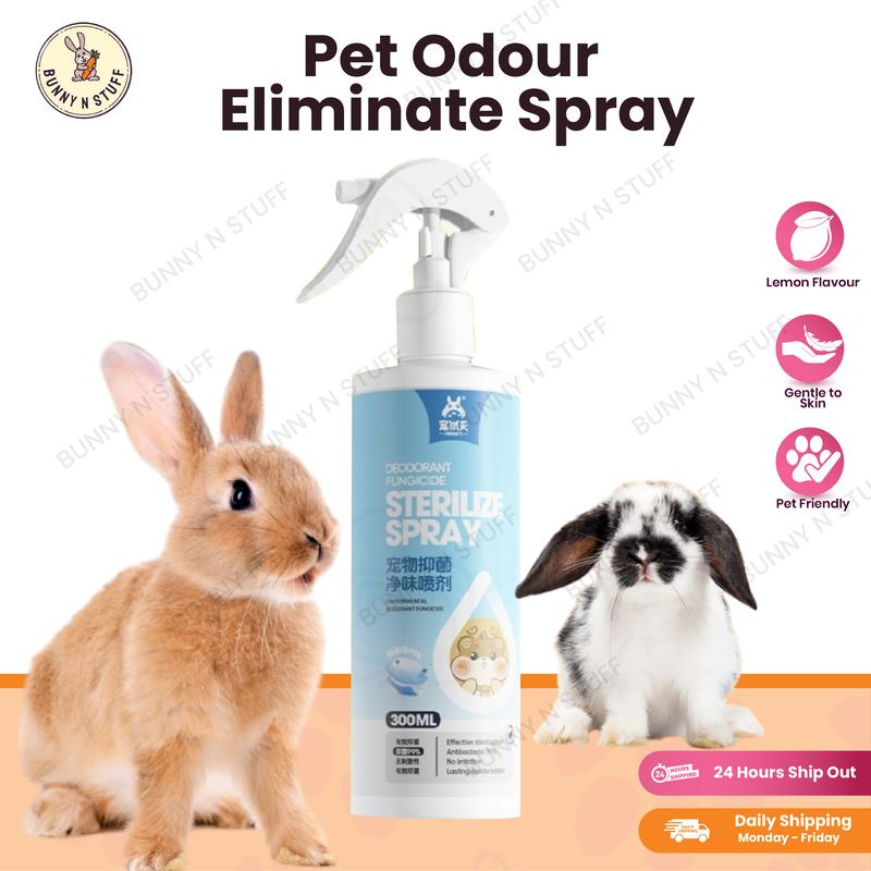 Natural Pet Deodorant Spray Rabbit Decontamination Deodorising Spray ...