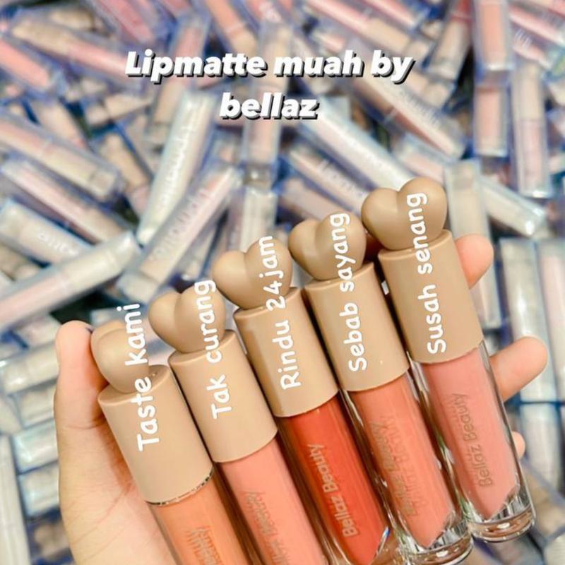 LIPMATTE MUAHH BY BELLAZ 6.0 & 8.0 Makeup Lipstick Lipstik - TikTok ...