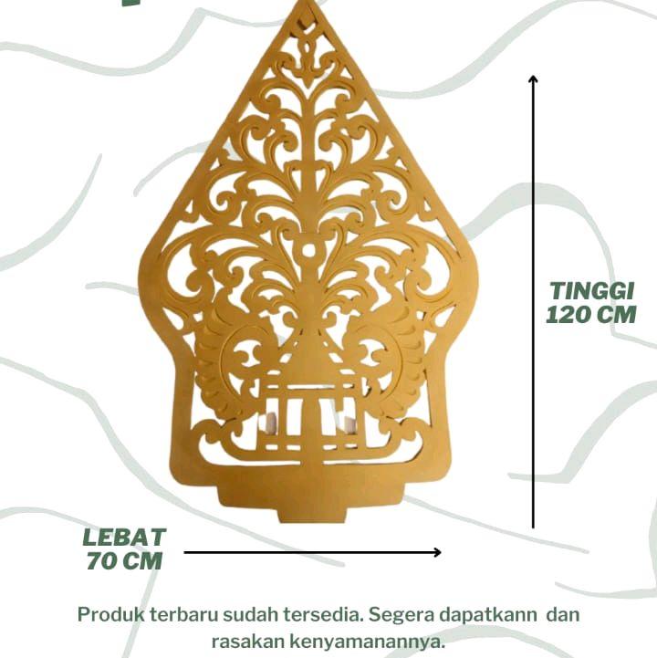 Gunungan Wayang Ukuran 120 x 70 cm Tebal 1 cm Bahan Spon Eva Elastis ...
