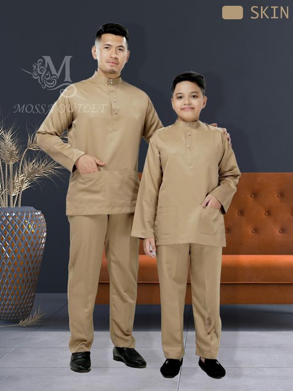 PREMIUM BAJU MELAYU BUDAK DAN DEWASSA DOUBLE POCKET RAYA 202 - TikTok ...