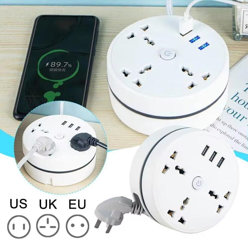Palam Kuasa Palam EU, Universal, Soket Jalur Kuasa, dengan Kabel ...