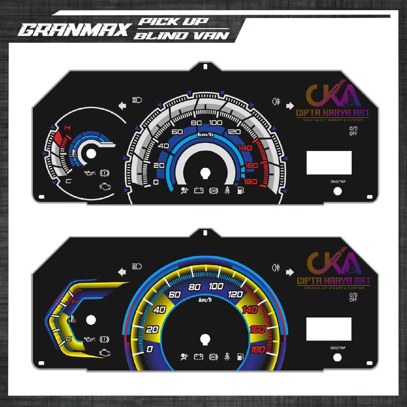 speedometer grandmax pick up dan blind van papan panel variasi custom ...