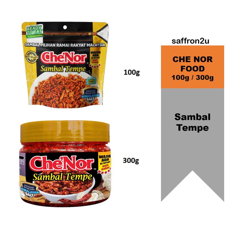 Sambal Tempe Che Nor Food 100g / 300g - TikTok Shop Malaysia