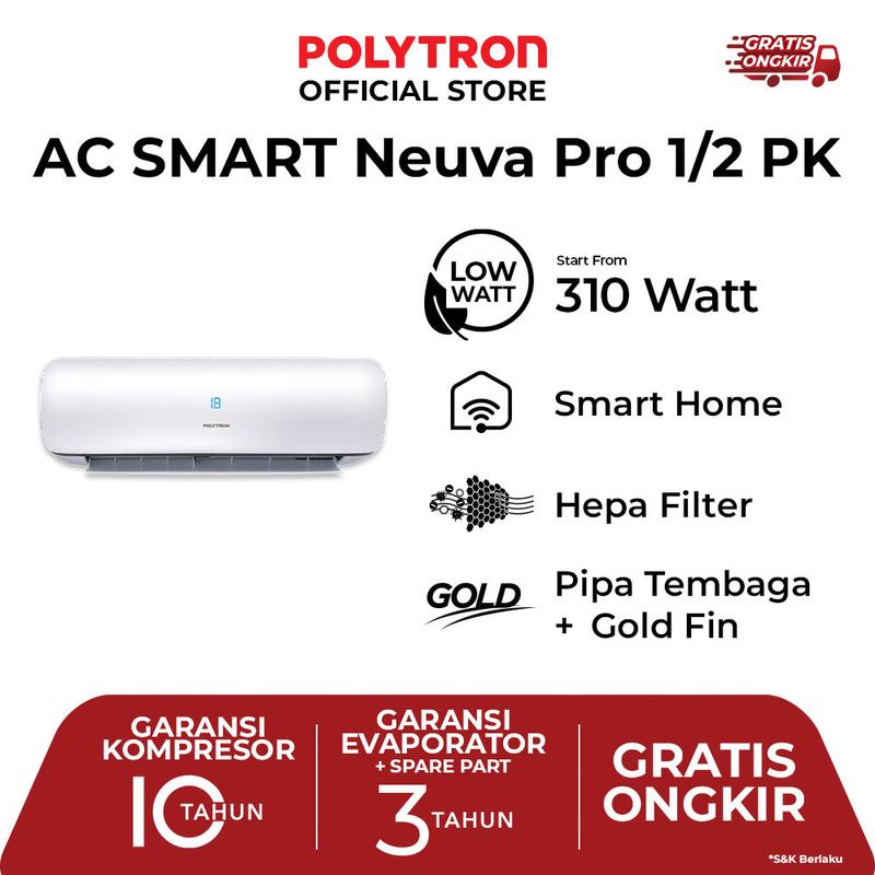 Polytron AC SMART Neuva Pro SMART AC 1/2 PK PAC 05VZSI - Shop | Tokopedia