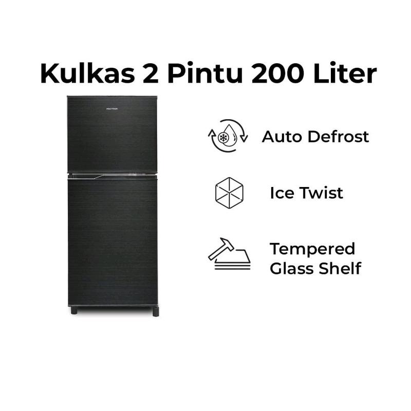 KULKAS POLYTRON 2 Pintu – PRB 200Y Minuman - Shop | Tokopedia