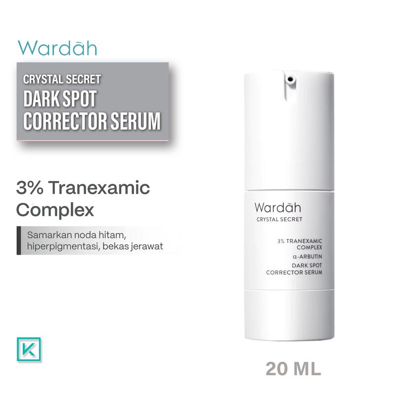 Wardah Crystal Secret Dark Spot Brightening 3% Tranexamic Acid + Alpha ...