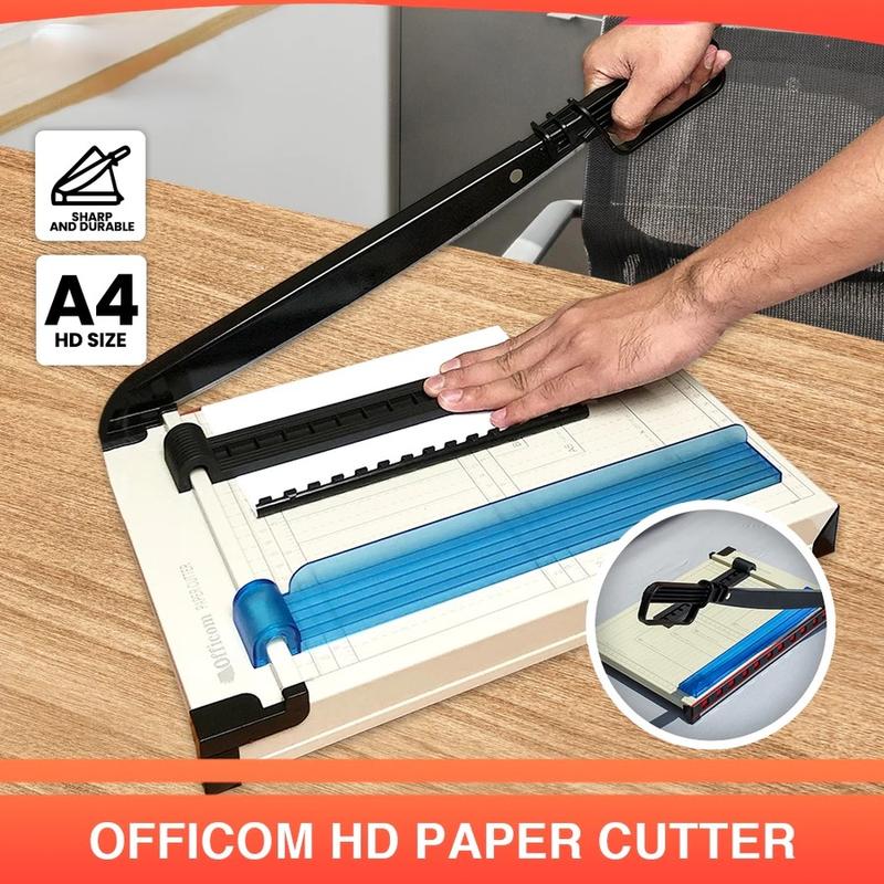 Officom HD Paper Cutter A4 Metal Base Size with Adjustable Paper ...