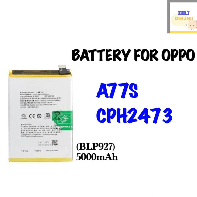 BATTERIES BATTERY FOR OPPO A77S (CPH2473) (BLP927) 5000mAh - TikTok ...