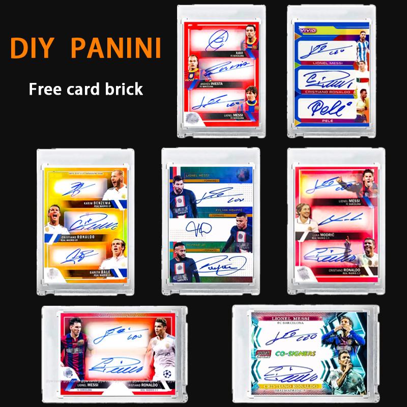 Messi&Ronaldo Homemade Star Card Double signature Non-Panini - TikTok ...