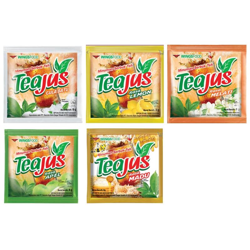 (30 PCS) TEAJUS / TEH JUS / MINUMAN SERBUK SACHET RENCENG Bubuk - Shop ...