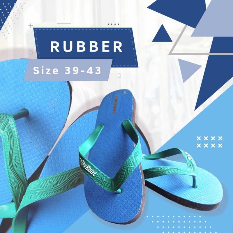Sandal Jepit Karet Jumbo Polos Pria Wanita Skyboat Anti Seli - Shop | Tokopedia