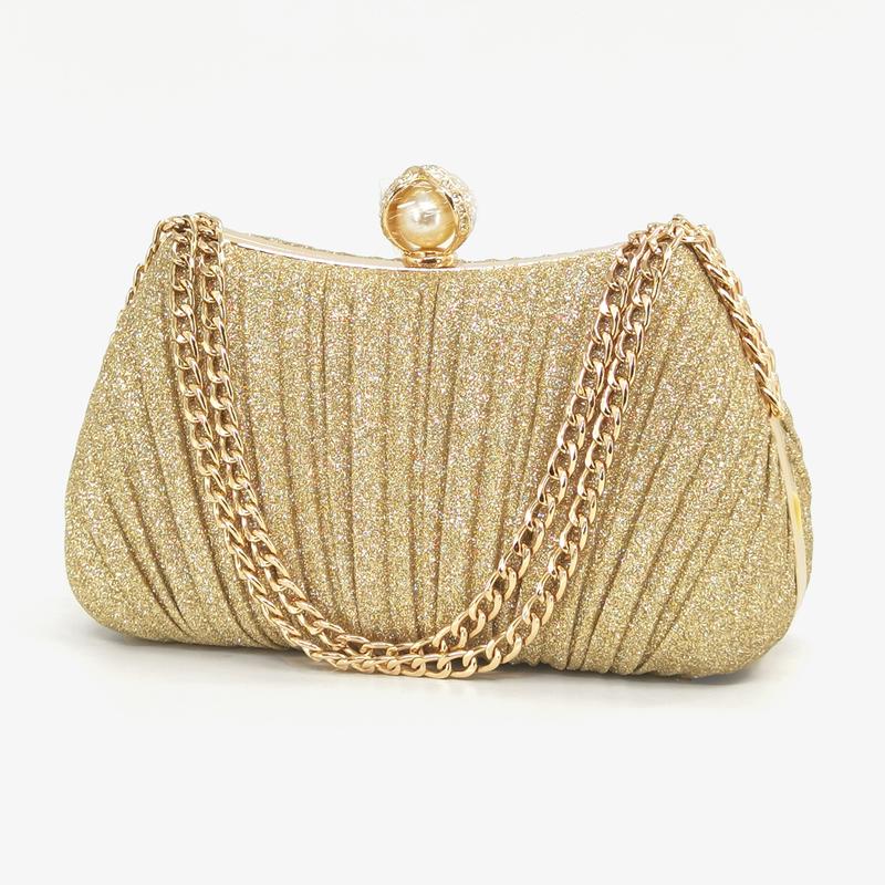 Beg tangan wanita elegant shining leather dinner bag luxury clutch ...