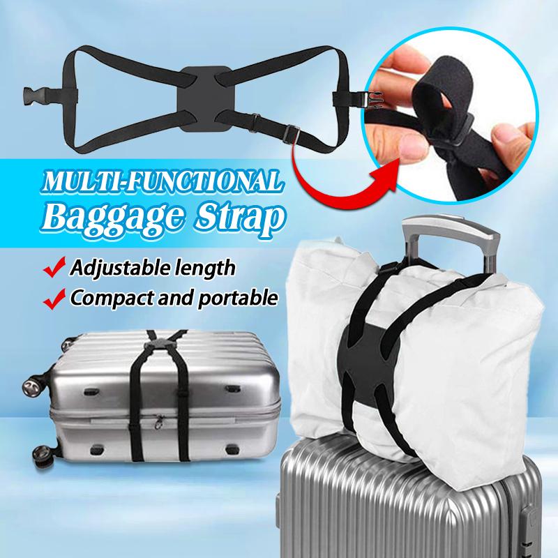 【SG Ready Stock】Elastic Telescopic Luggage Binding Belt Adjustable ...