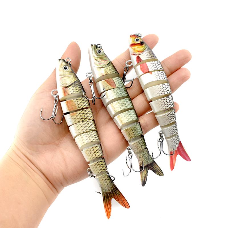 Gewang pancing gewang 25g, umpan renang berbilang segmen, siakap ...