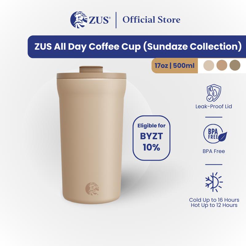 ZUS All Day Cup 500ml (17oz) - Sundaze Collection - TikTok Shop Malaysia