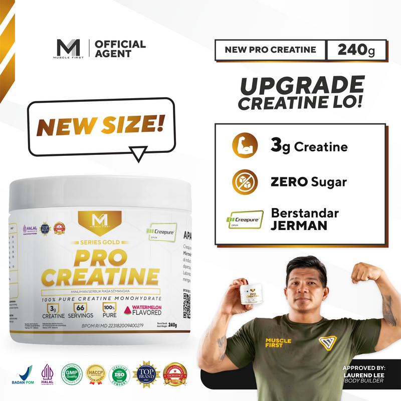 MUSCLE FIRST New Pro Creatine 240gr Creapure - Suplemen Fitness - Shop ...