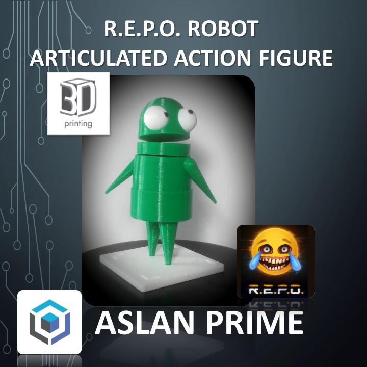 R.E.P.O. ROBOT BOT SEMIBOT CROUCHED ACTION FIGURE 3D Print REPO - Shop ...