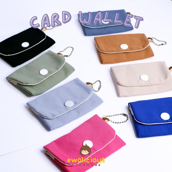 Promo Dompet Kartu Polos by Ewolicious | Card Wallet Card Holder ...