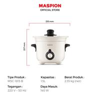 Promo Maspion Slow Cooker Magic Cooker 1.5 Liter MSC-1815 - Jakarta ...