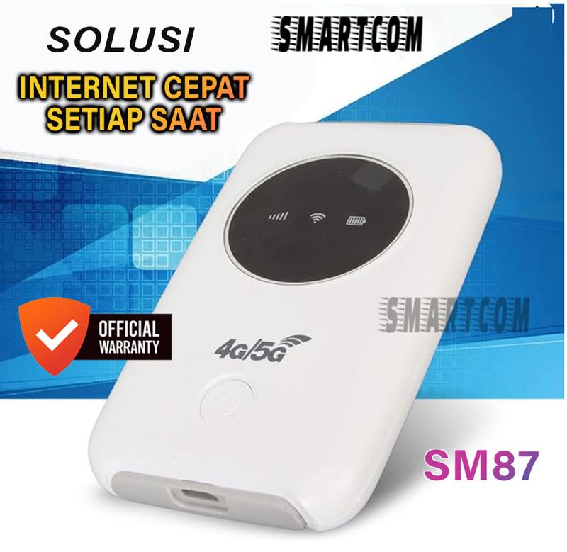 SMARTCOM Modem Mifi Wifi SM87 PRO Unlock All Operator 4G 3200mAh - Shop ...