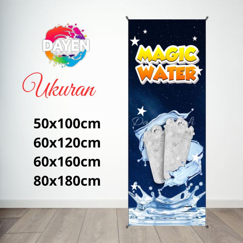 Spanduk Banner Magic Water MMT Cetak Beragam Ukuran - Shop | Tokopedia